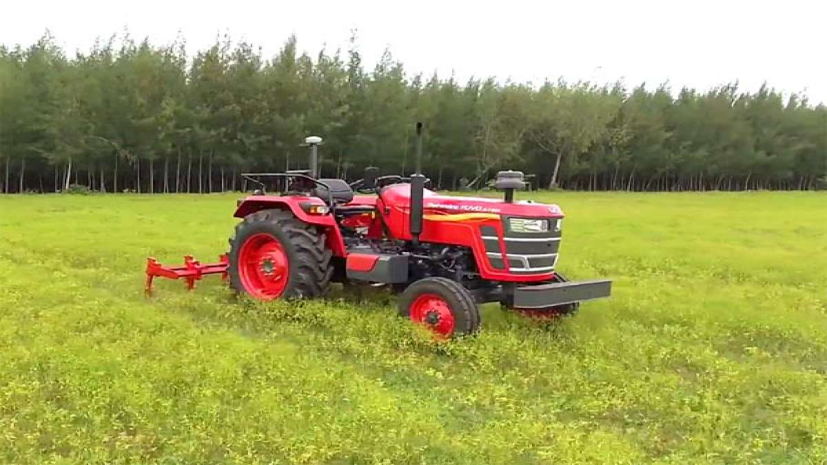 महिन्द्रा ने देश के पहले ड्राइवरलेस ट्रैक्टर को किया पेश। Mahindra's ...