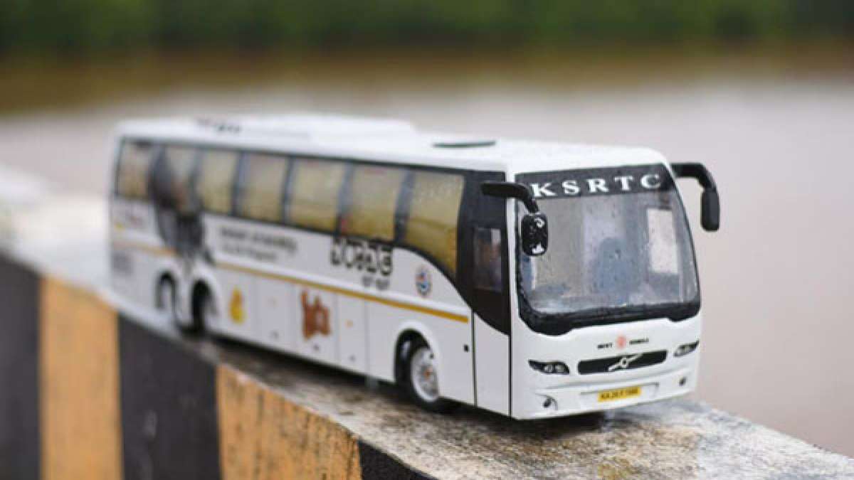 Artist Built KSRTC Bus Model: आर्टिस्ट ने बनाया बस माॅडल, राज्य सरकार ...