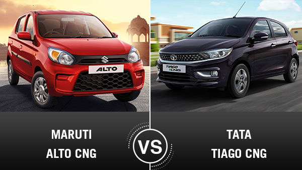 Maruti Alto CNG Vs Tata Tiago CNG | मारुति ऑल्टो सीएनजी Vs टाटा टियागो ...
