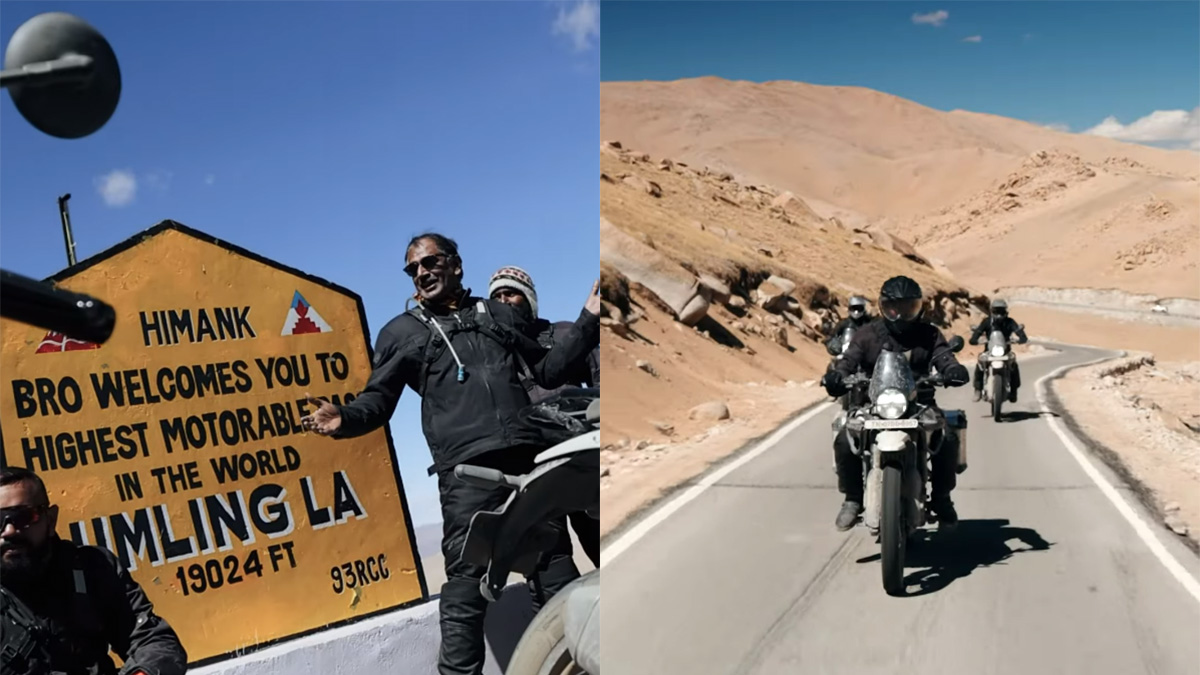 Royal Enfield CEO rides Himalayan 450 to Umling La – the highest ...