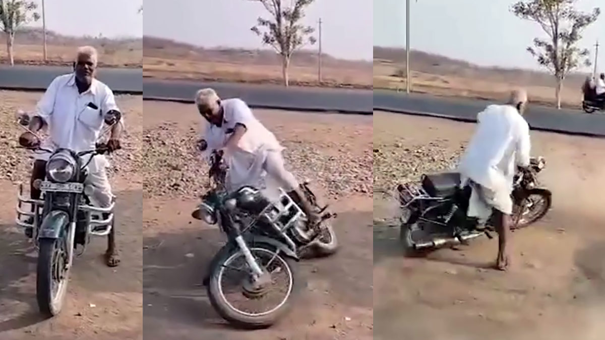 Old Man Royal Enfield Bullet Viral Video : आपने अक्सर सोशल मीडिया पर ...