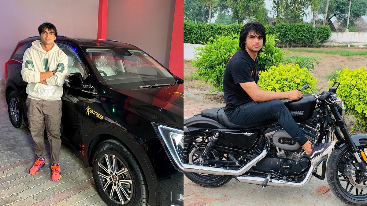 Neeraj Chopra Car Bike Collection: ओलंपिक स्वर्ण पदक विजेता नीरज चोपड़ा के शानदार कार और बाइक ...